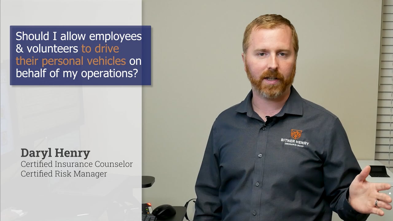 Should I Allow Employees and Volunteers to Drive Their Personal ...